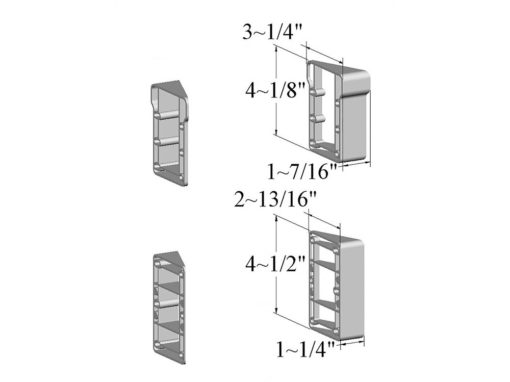 22-1/2° Wedge Bracket - Creekside Vinyl